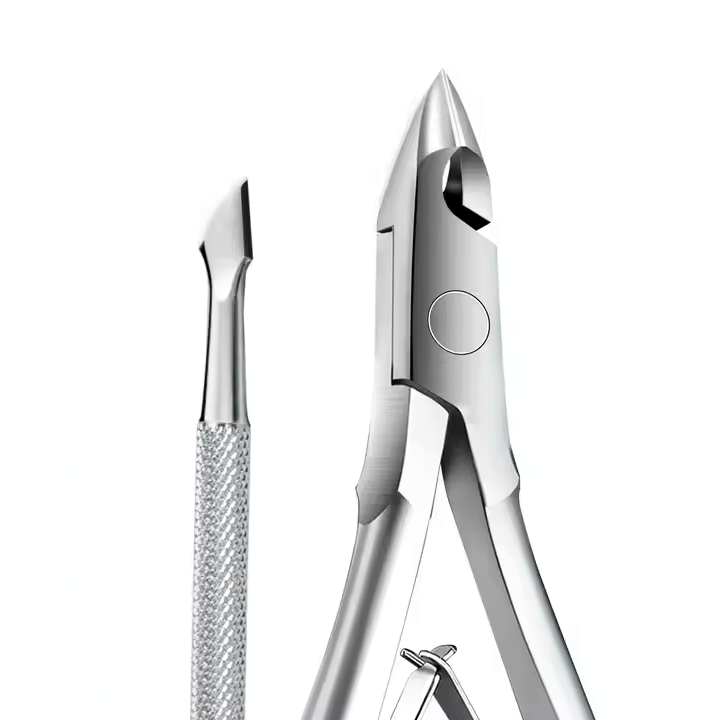 SheSlay Cuticle Care Kit| Stainless Steel Trimmer & Pusher – SHESLAY